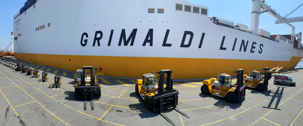 Grimaldi Group | Grimaldi e Forkliftcenter: una partnership per il futuro