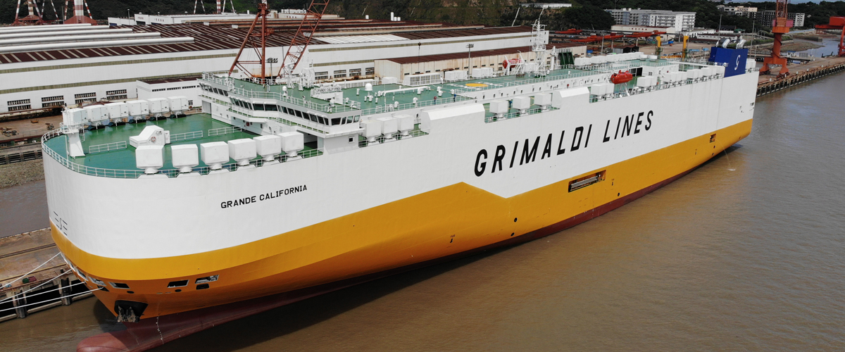 Grimaldi Group | The Grimaldi Group takes delivery of the Grande California